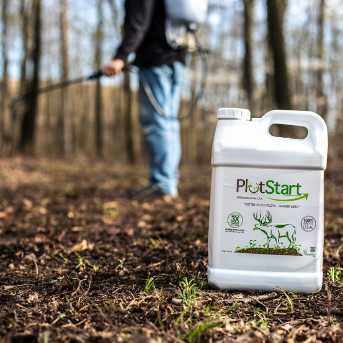 PlotStart™ 2.5gal (1acre) - DeerGro Food Plot Spray